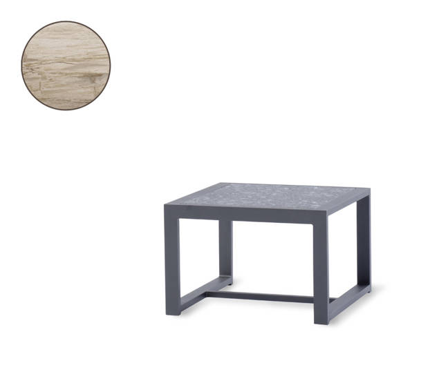 Loungetisch Aluminium 60x60 cm RUBIN | Hunn Gartenmöbel