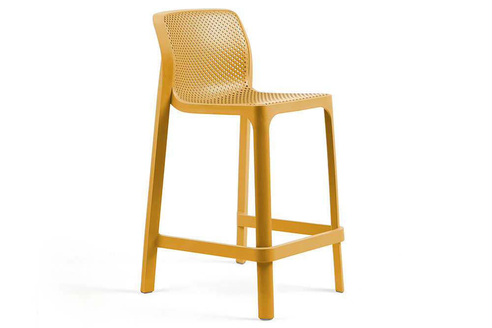 Barstuhl mini stapelbar Kunststoff NET STOOL | Hunn Gartenmöbel