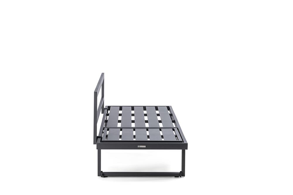 3er Loungebank Aluminium TOSCA | Hunn Gartenmöbel